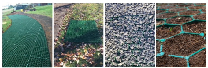High Molecular HDPE Plastic Grass Parking Grid Stall Grid Mats OEM