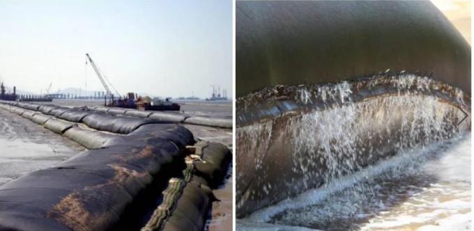 PP Woven Sludge Geotube Dewatering Bags System Waterproof