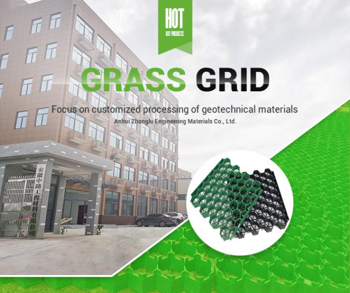 Plastic Plastic Grass Grid For Parking Lot Fire Exit HDPE Pavers ...
