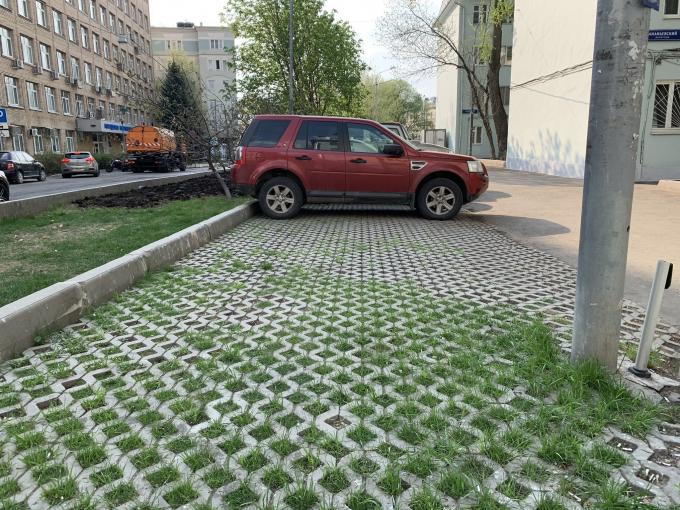 Plastic Plastic Grass Grid For Parking Lot Fire Exit HDPE Pavers ...