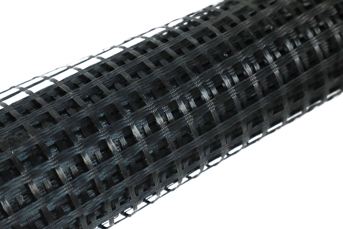 Fiberglass Geogrids Bitumen Coated Glassfiber Geo Grid
