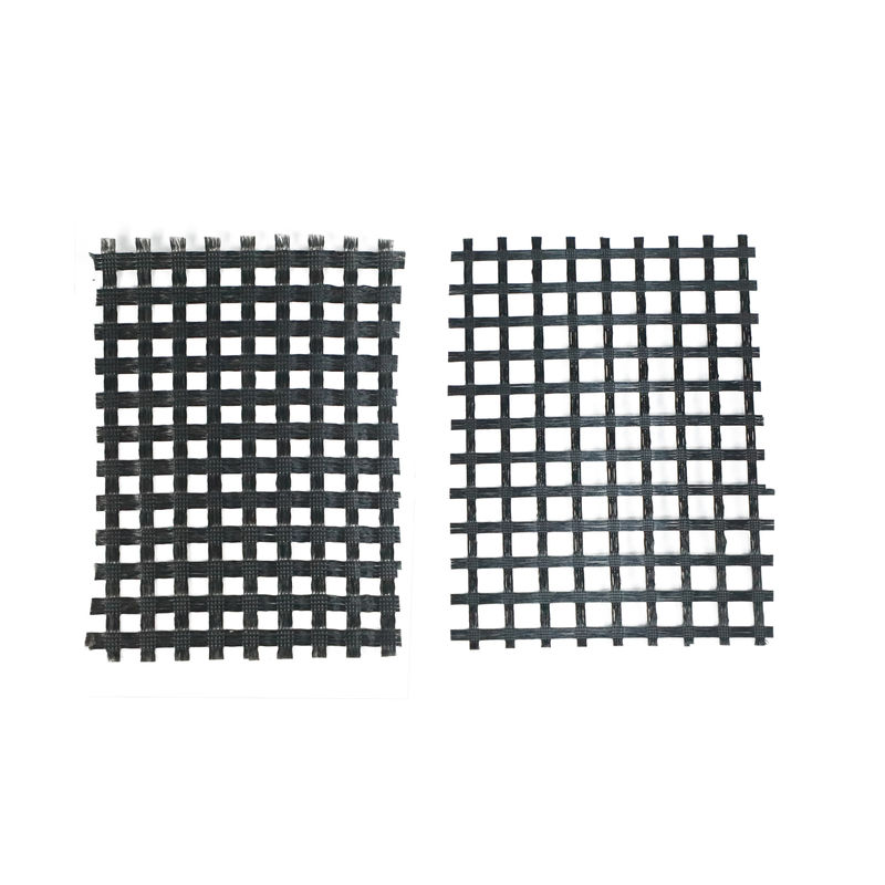 Fiberglass Geogrids Bitumen Coated Glassfiber Geo Grid