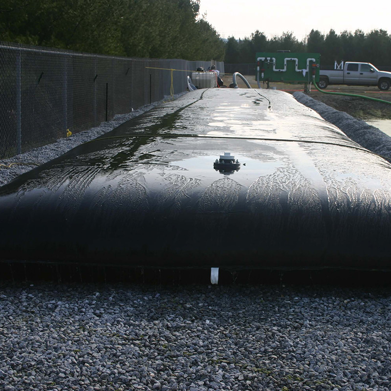 Black Woven Geotextile Geotube Dewatering Bags For Sludge Dewatering Filter