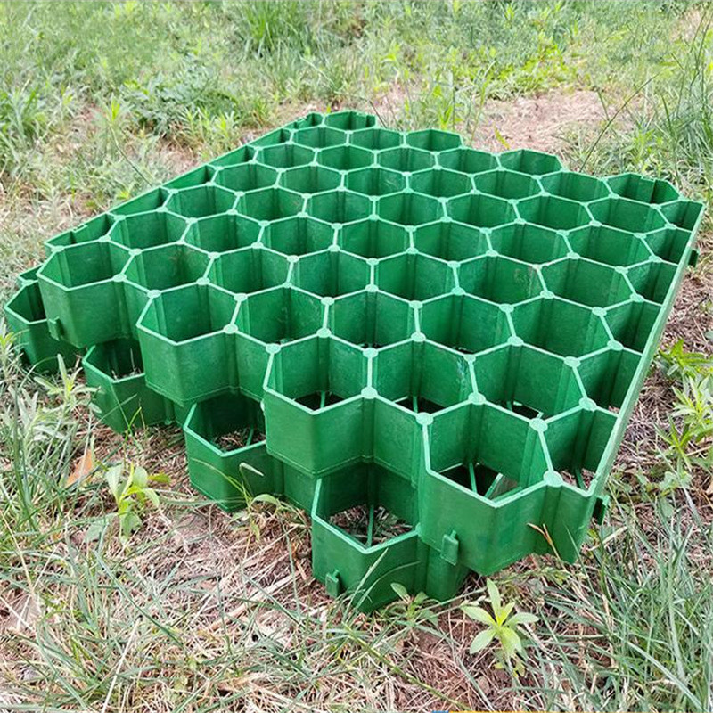 HDPE Plastic Grass Lawn Honeycomb Gravel Stabilizer Road Paving Grid ...