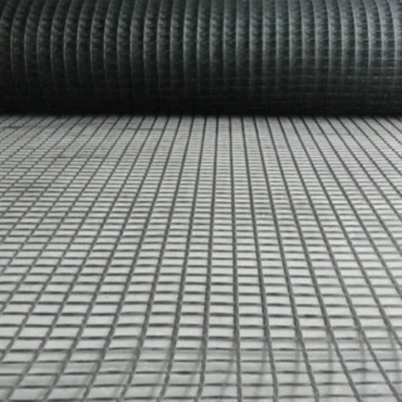 6m Width Fiberglass Plastic Geogrid For Soil Reinforcement